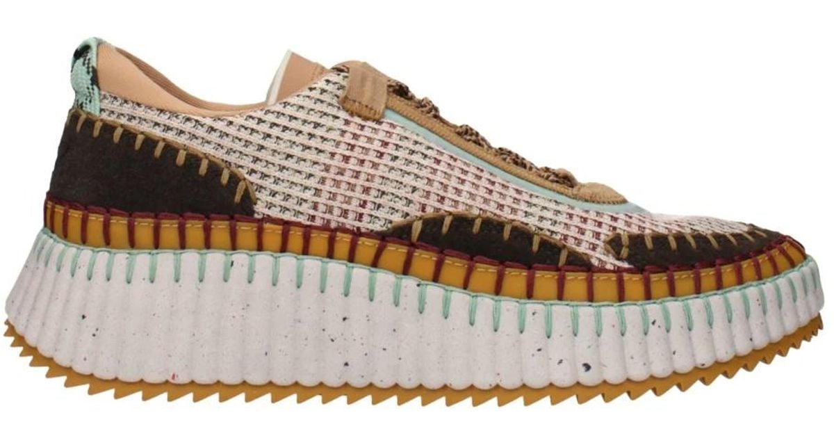 Chloé Sneakers in Brown | Lyst UK