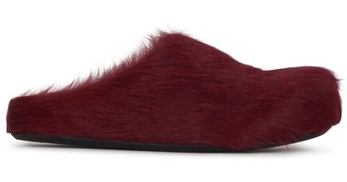 Marni Slippers in Red | Lyst UK