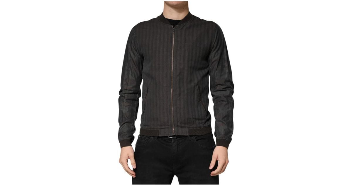 Dolce & Gabbana Bomber Jackets in Black for Men | Lyst UK