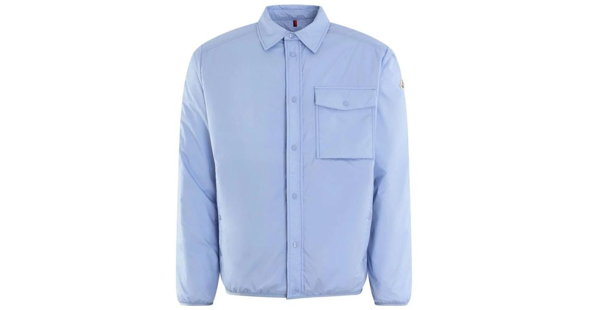 Moncler Light Jackets in Blue for Men | Lyst UK