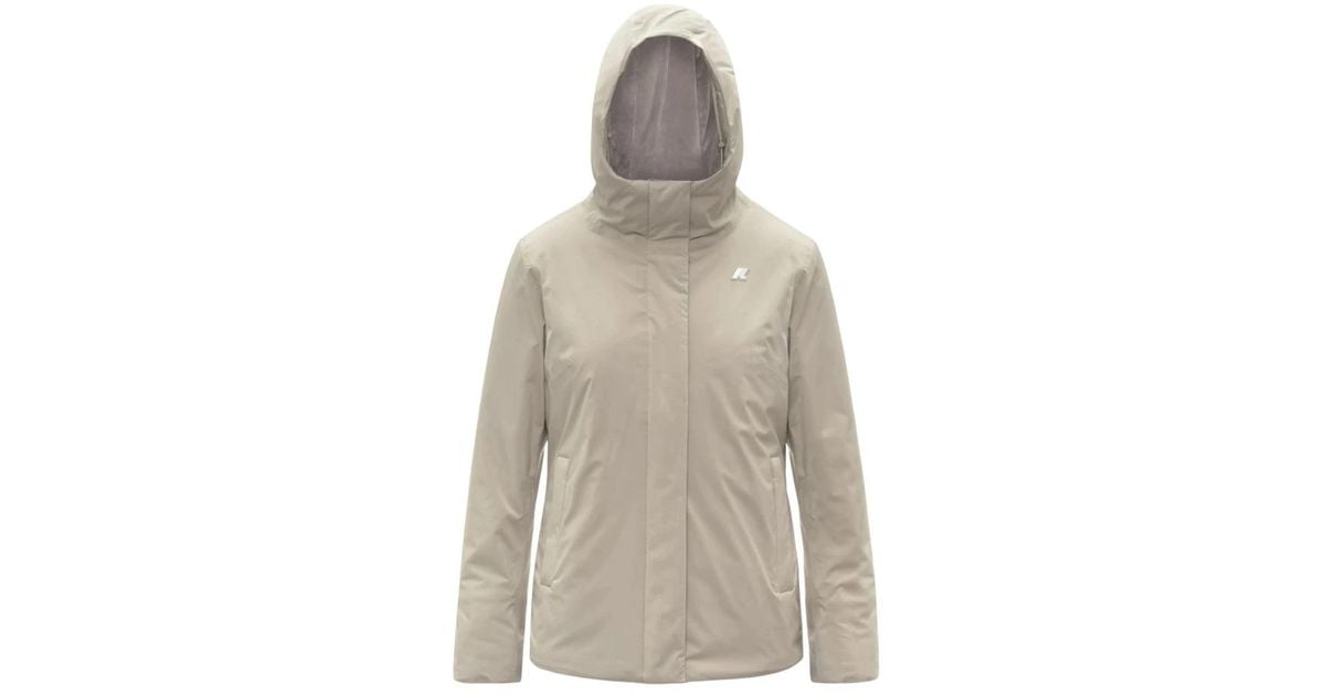 K-Way Light Jackets in Grey | Lyst UK