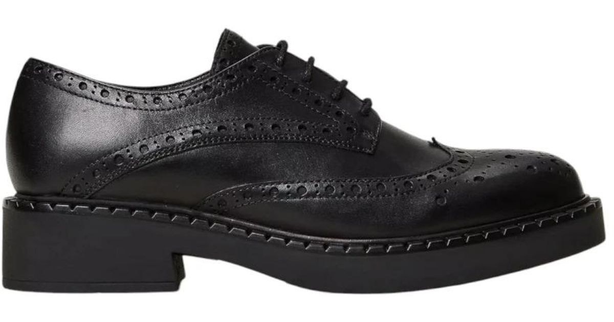 Twin Set Laced Shoes in Black | Lyst