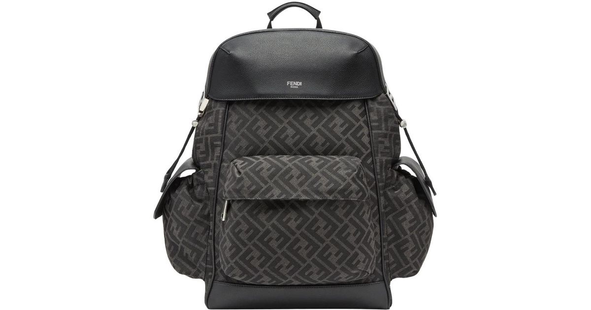 Fendi Backpacks in Black for Men | Lyst