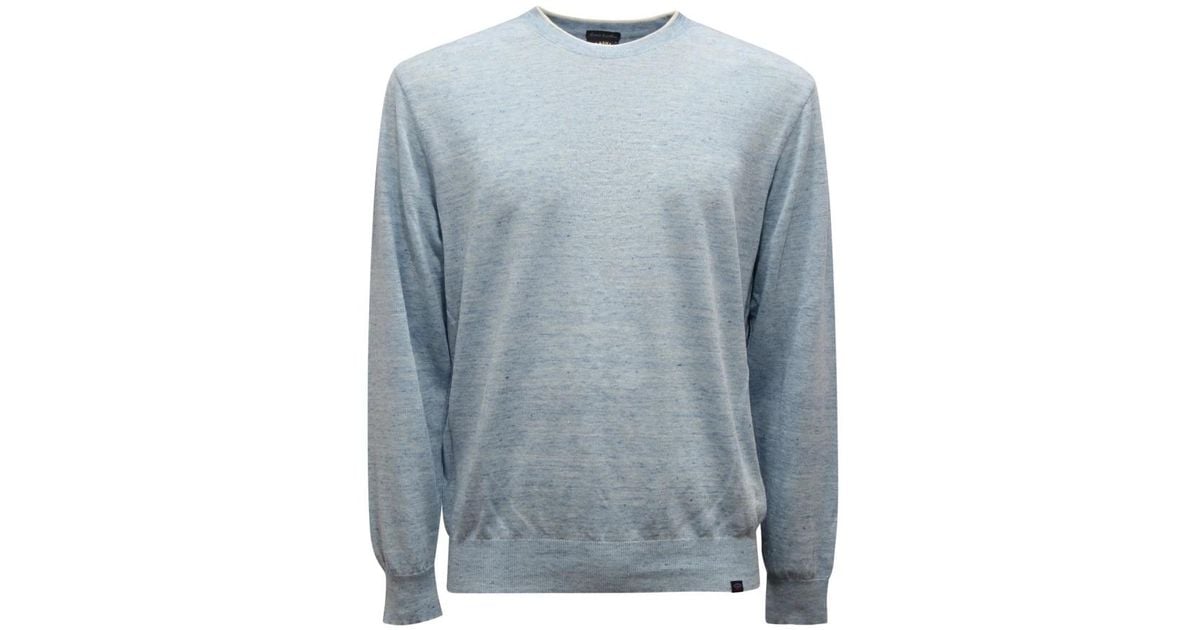 Paul & Shark Round-Neck Knitwear in Blue for Men | Lyst UK