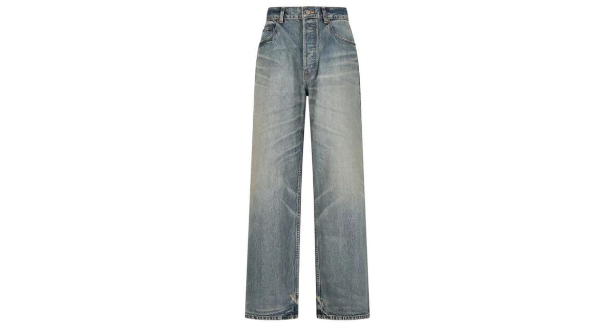 Celine Wide Jeans in Blue for Men | Lyst UK