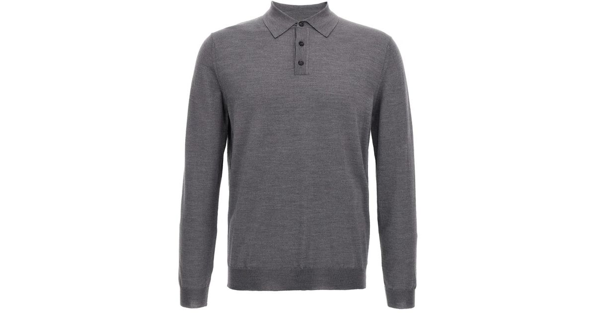 Zanone Polo Shirts in Grey for Men | Lyst UK
