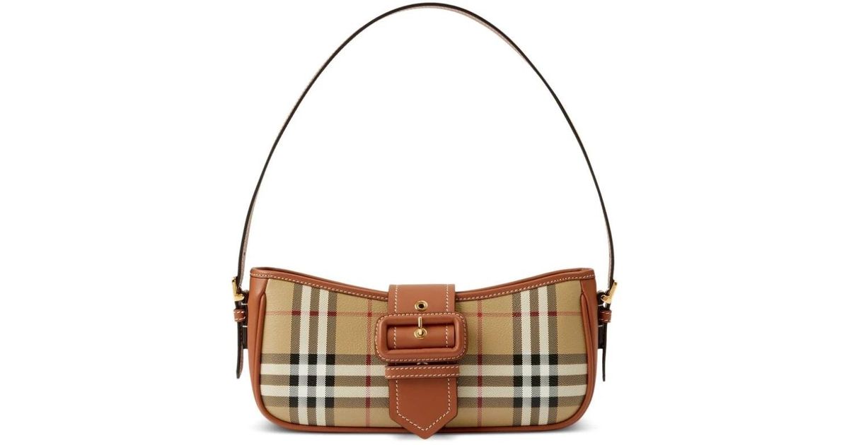 Burberry Handbags in Brown | Lyst