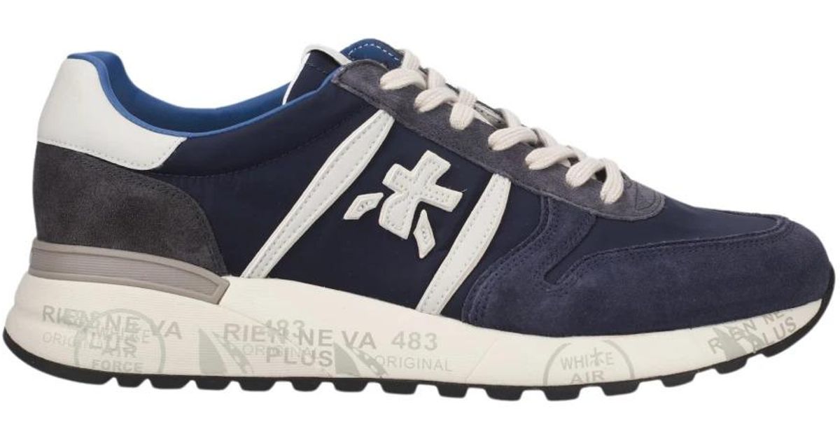 Premiata Sneakers in Blue for Men | Lyst