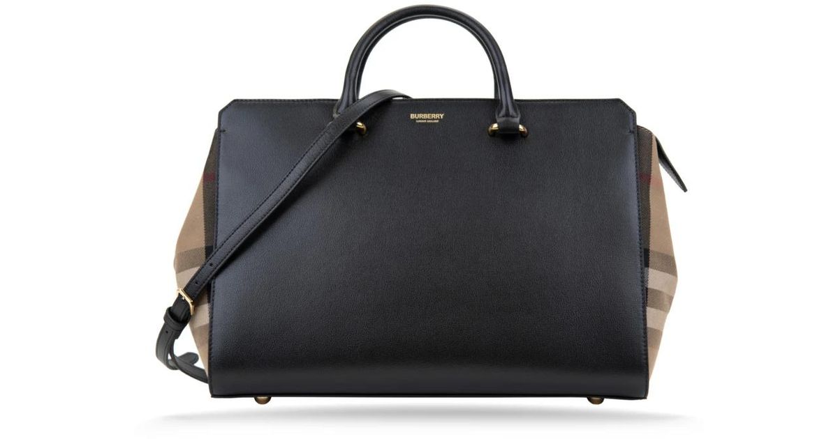 Burberry Handbags in Black | Lyst