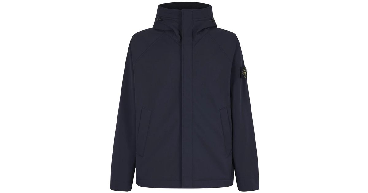 Stone Island Light Jackets in Blue for Men | Lyst UK