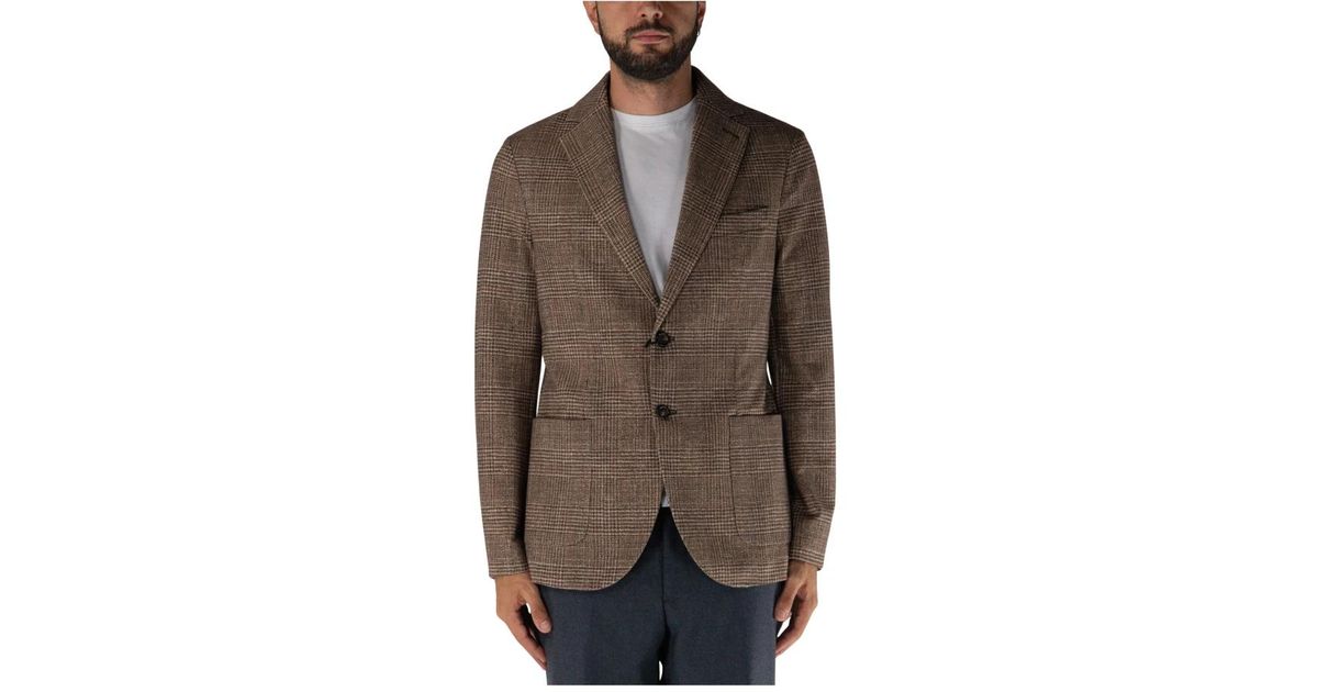 Circolo 1901 Blazers in Brown for Men | Lyst UK
