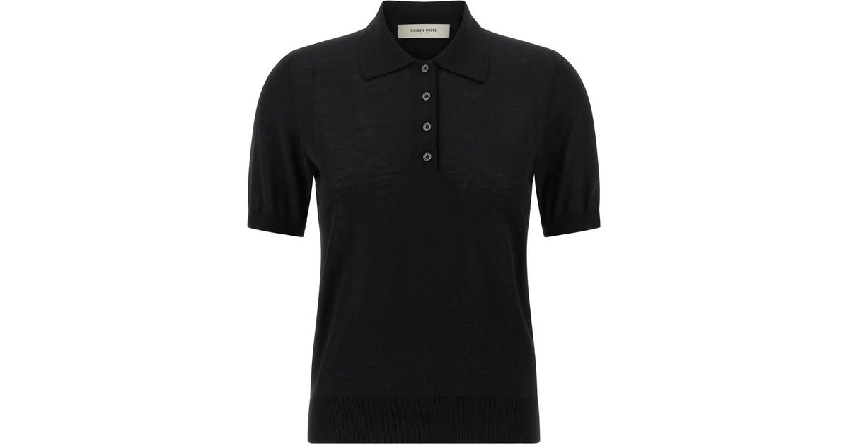 Golden Goose Polo Shirts in Black | Lyst UK