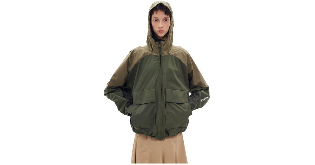 Bacon Clothing Rain Jackets in Green | Lyst UK