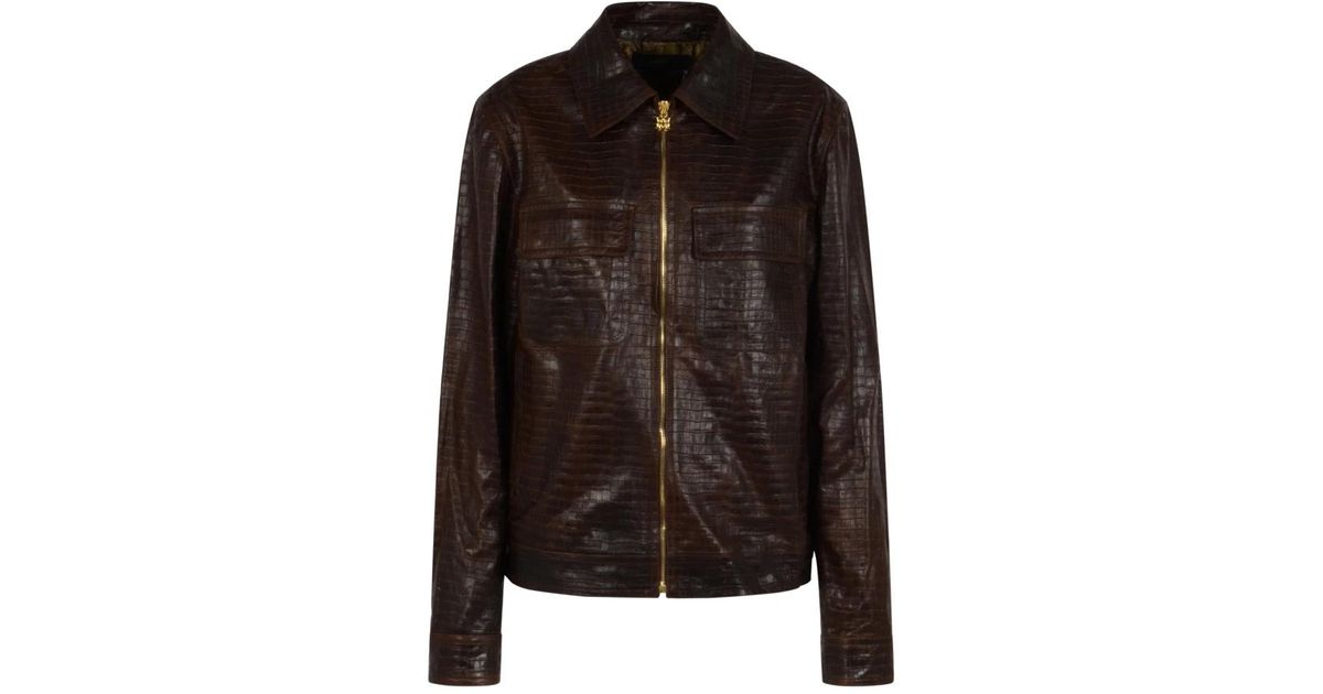Amiri Leather Jackets in Black for Men | Lyst UK