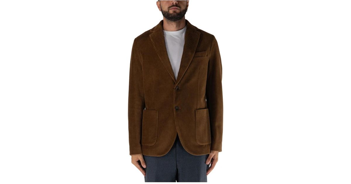 Circolo 1901 Blazers in Brown for Men | Lyst UK