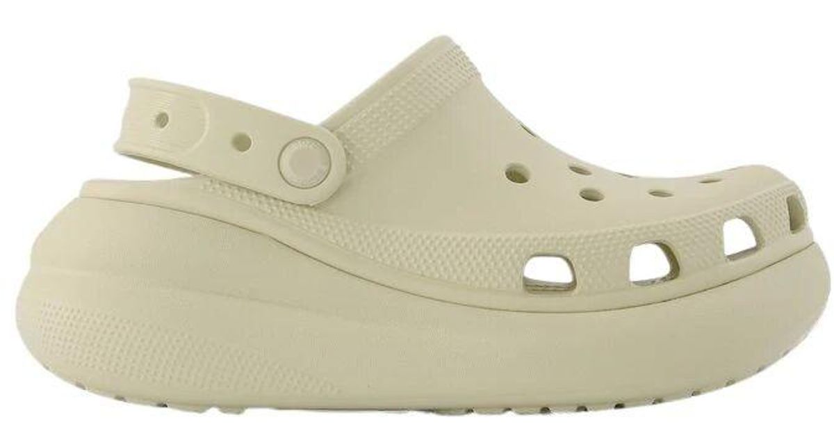 Crocs™ Classic Crush Mules in White | Lyst
