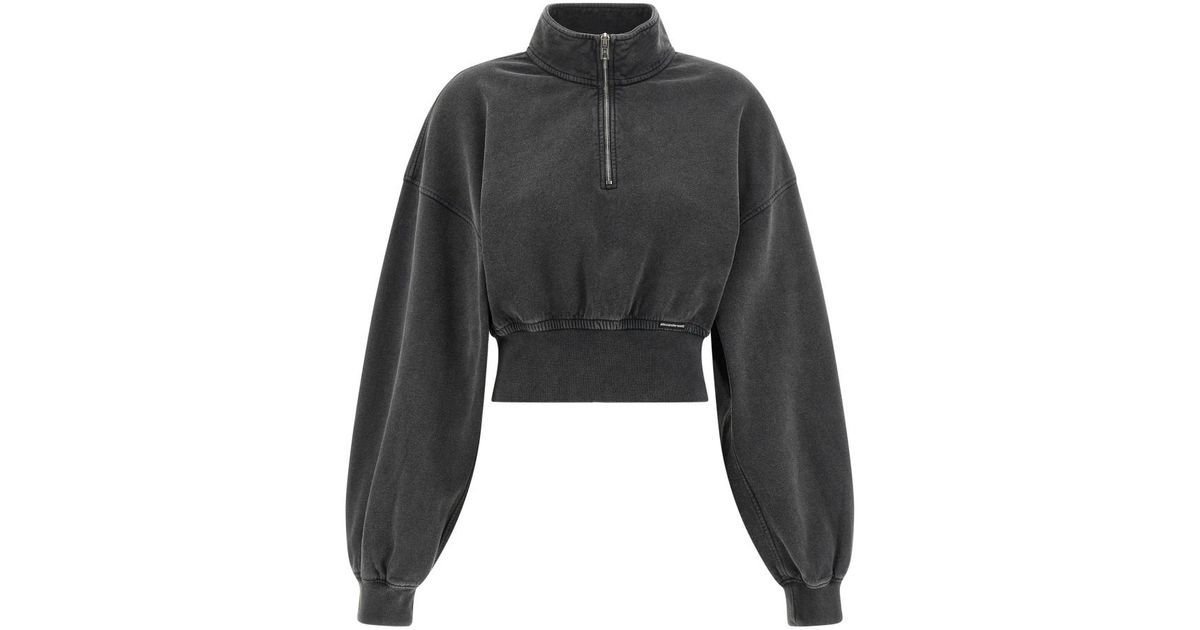 T By Alexander Wang Sweatshirts in Black | Lyst UK