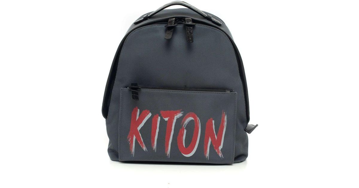 Kiton Backpacks in Blue for Men | Lyst