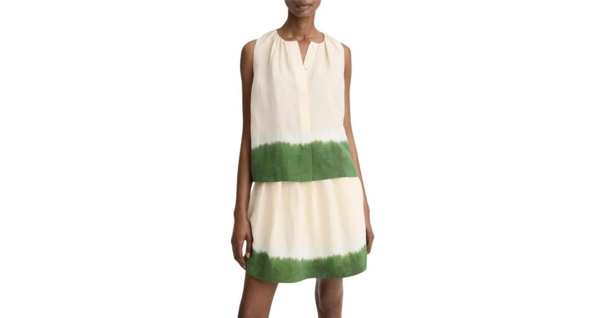 Vince Blouses in Green | Lyst