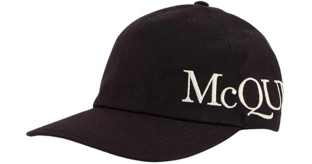 McQueen Hats & Caps in Black for Men | Lyst UK