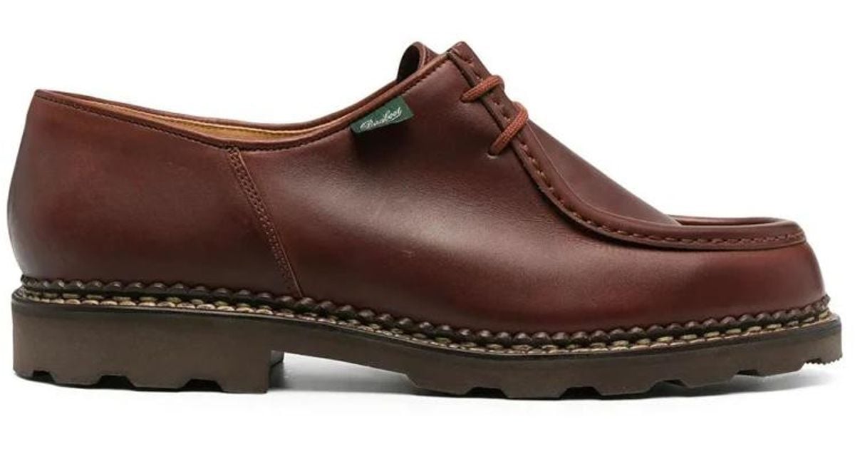 Paraboot Laced Shoes in Brown for Men | Lyst UK
