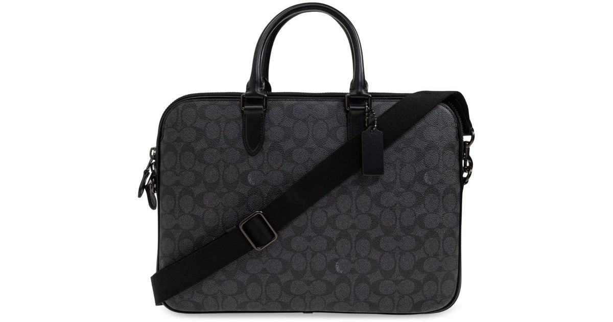 COACH Laptop Bags & Cases in Black for Men | Lyst