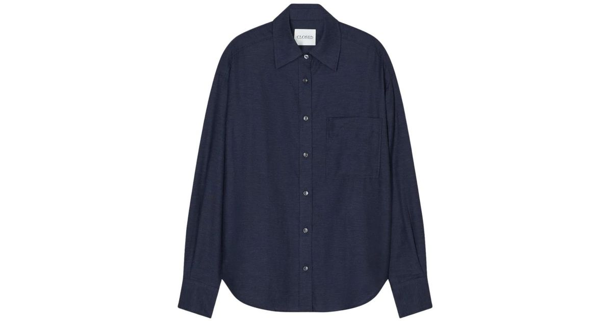 Closed Shirts in Blue | Lyst