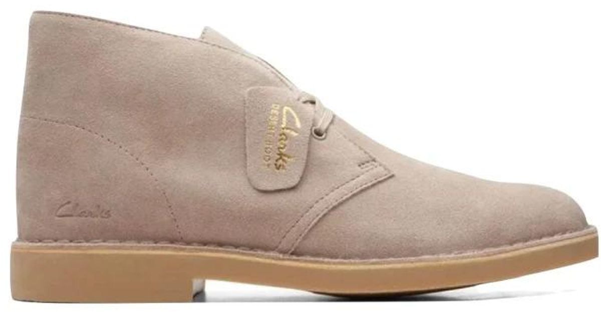 Clarks Lace-Up Boots in Gray for Men | Lyst