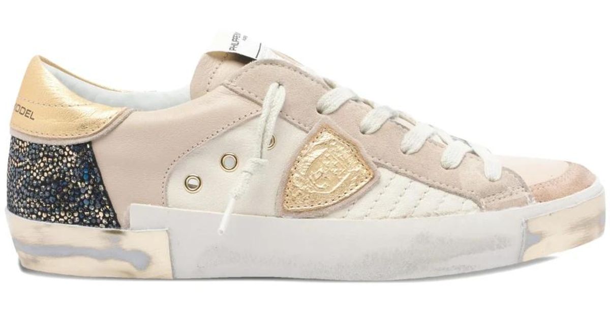 Philippe Model Sneakers in White | Lyst UK