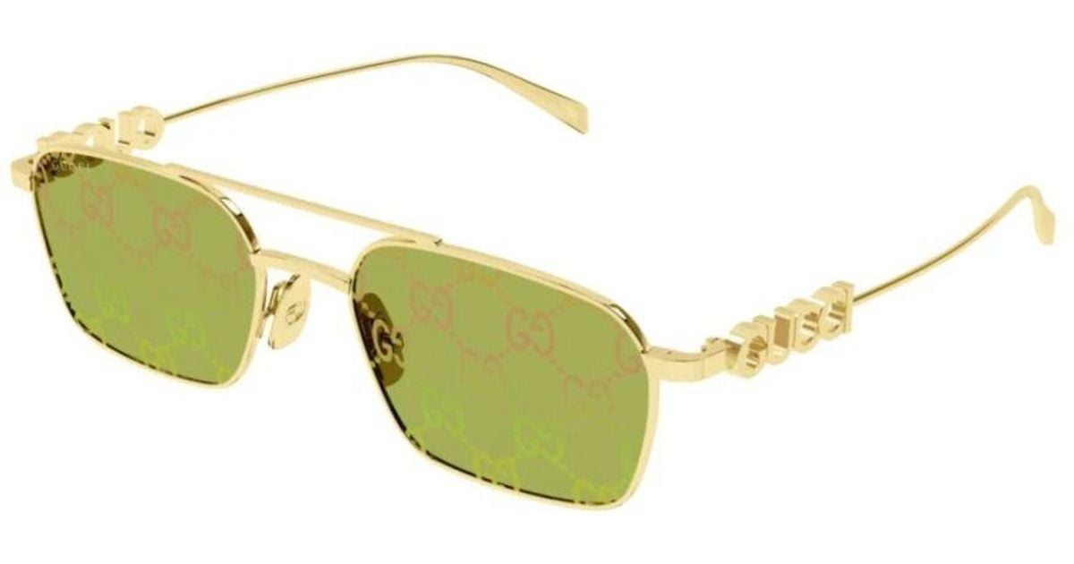 Gucci Sunglasses in Yellow | Lyst UK