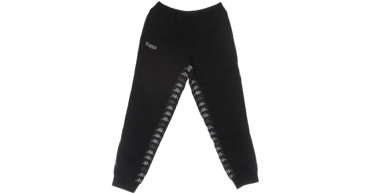 Kappa Sweatpants in Black for Men | Lyst