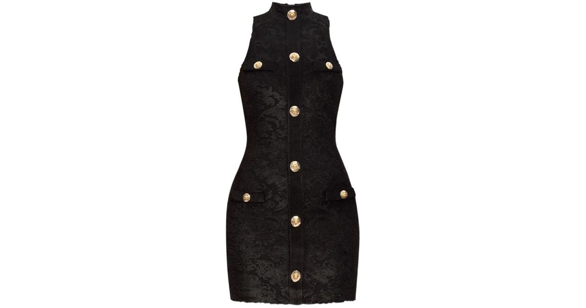 Balmain Short Dresses in Black | Lyst UK