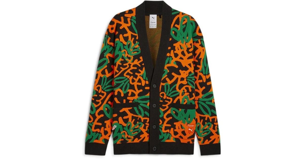 PUMA Cardigans in Green for Men | Lyst