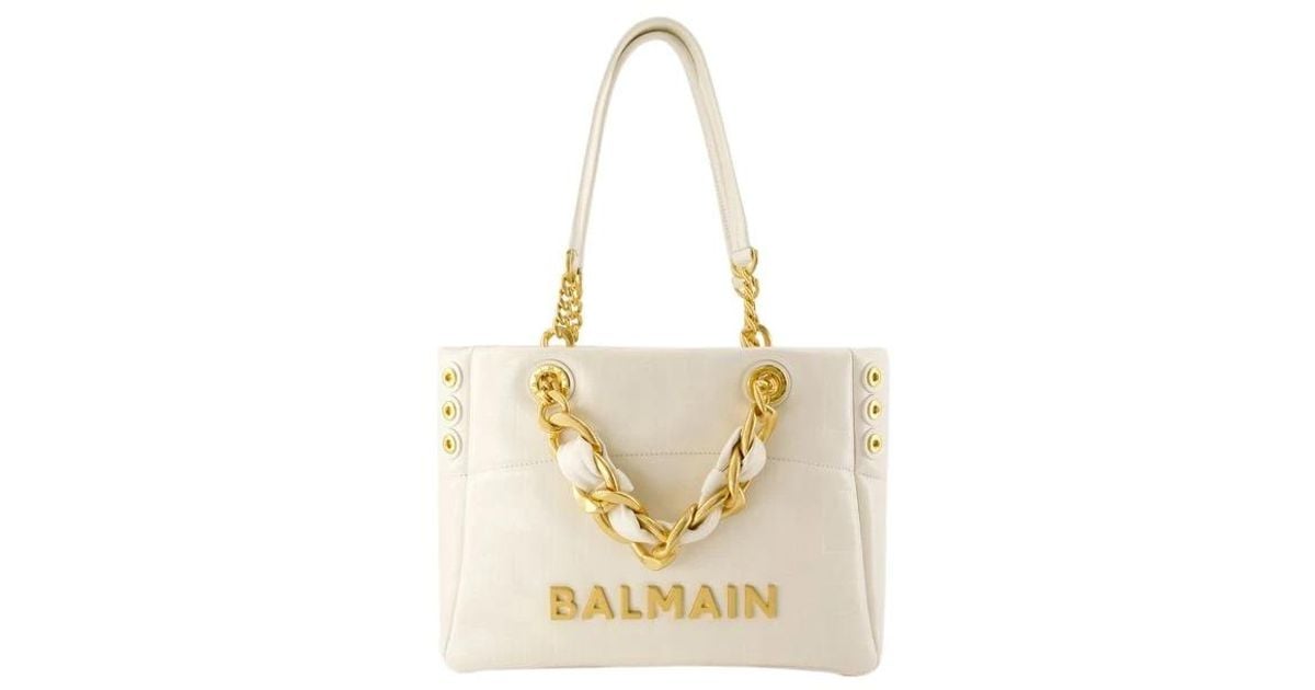 Balmain Handbags in Metallic | Lyst