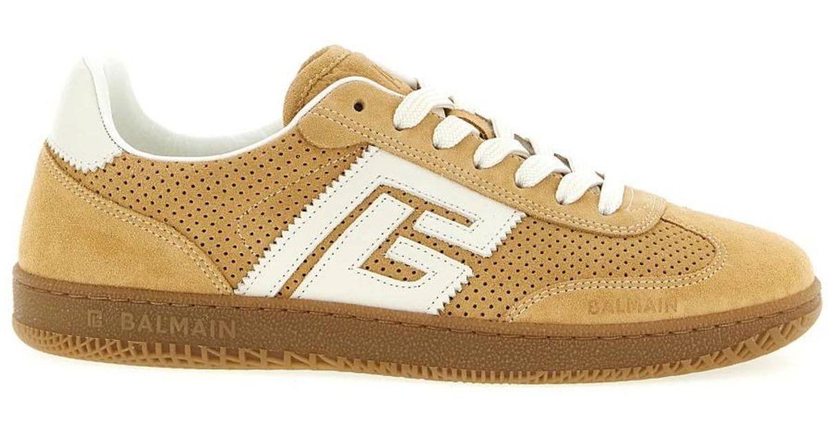 Balmain Sneakers in Metallic | Lyst UK