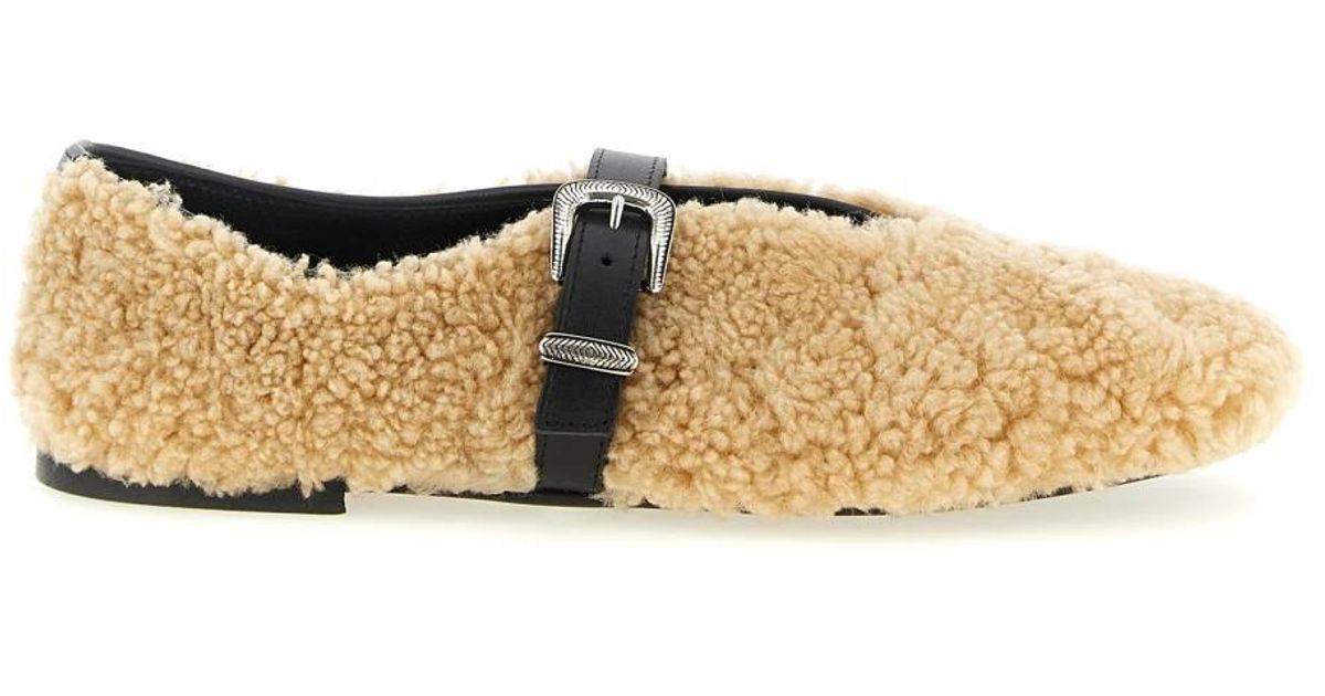 KATE CATE Ballerina Shoes in Natural | Lyst UK