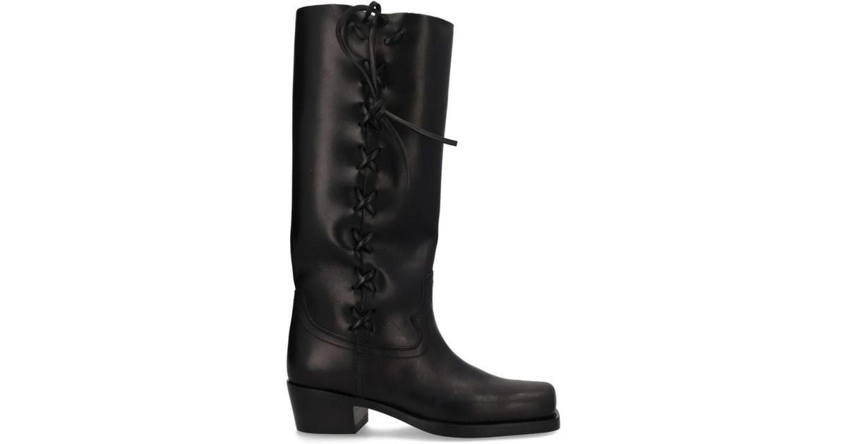 Paris Texas Cowboy Boots in Black | Lyst UK