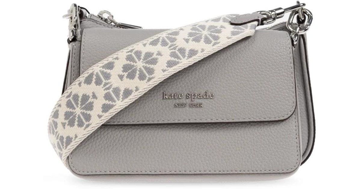 Kate Spade Shoulder Bags in Gray | Lyst