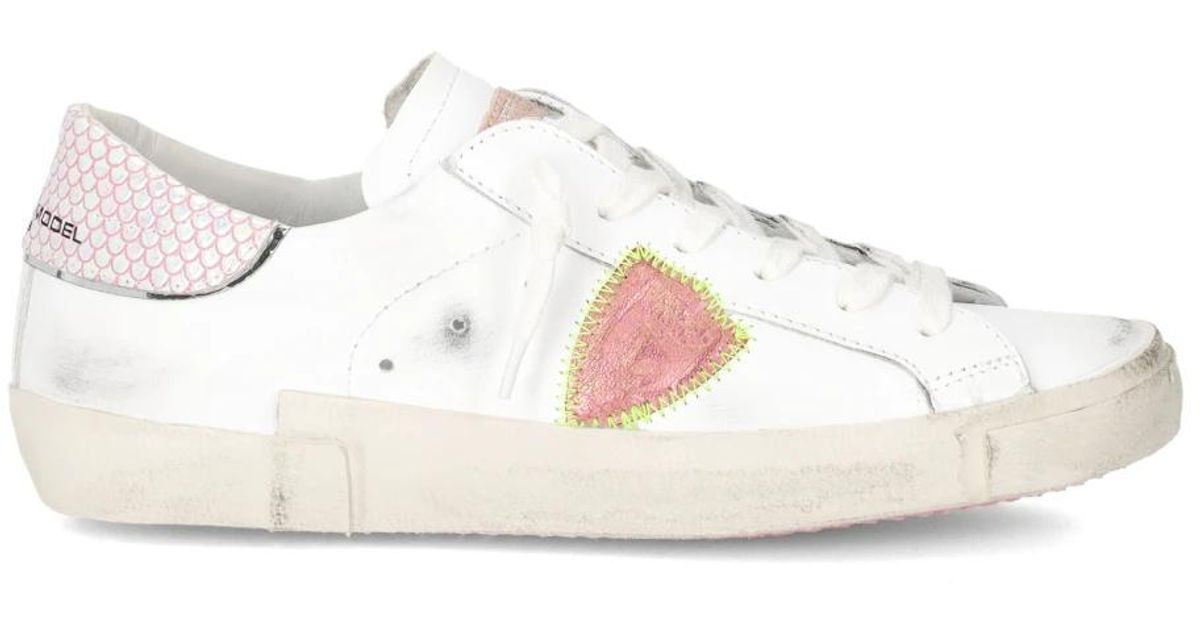 Philippe Model Sneakers in White | Lyst UK