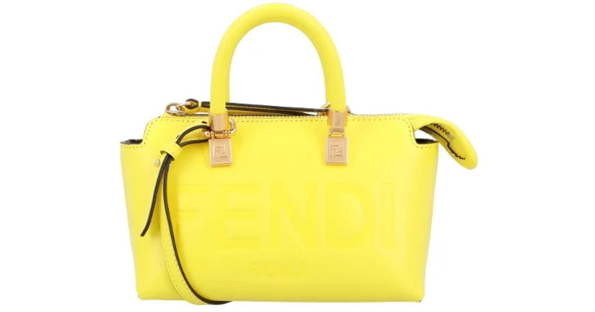 Fendi Handbags in Yellow | Lyst UK