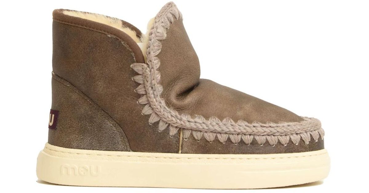 Mou Winter Boots in Natural | Lyst UK