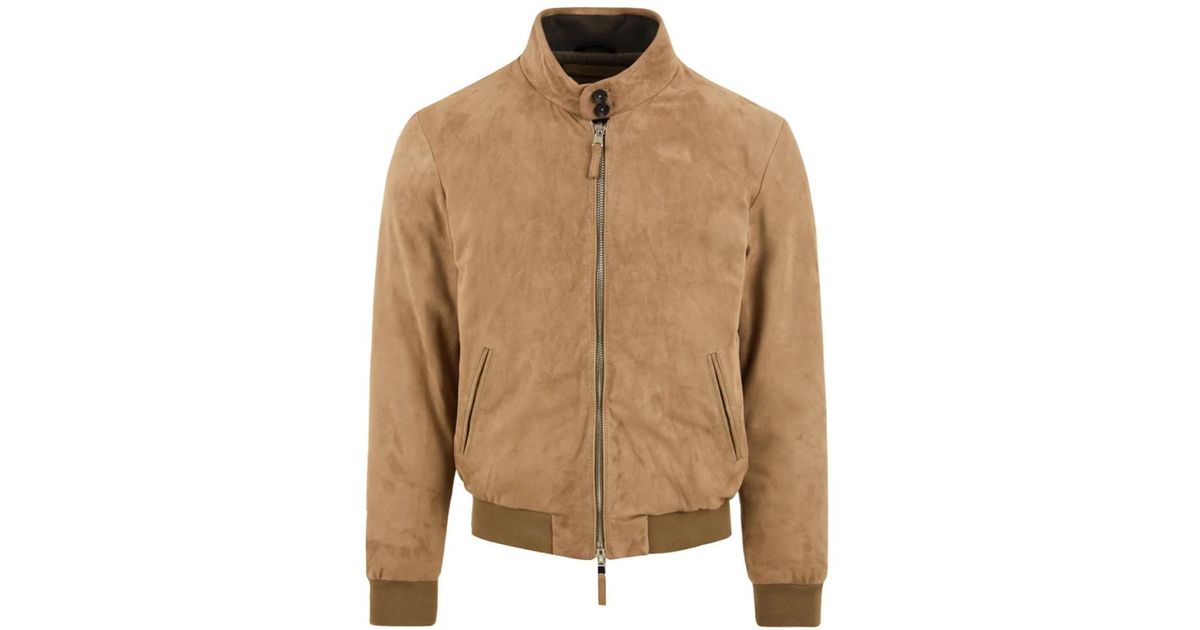 The Jack Leathers Stijlvol Leren Jas Model Elvis in het Bruin voor ...
