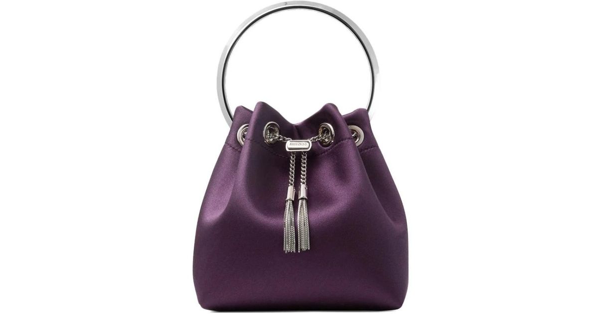 Jimmy Choo Bucket Bags in Purple | Lyst