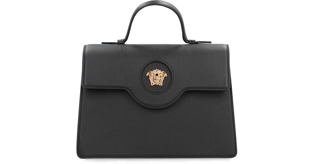 Versace Handbags in Black | Lyst