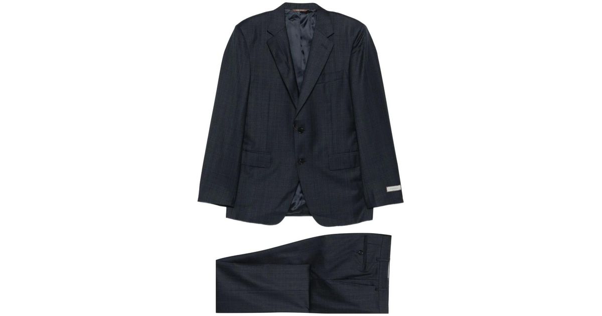 Canali Single Breasted Suits in Blue for Men | Lyst UK
