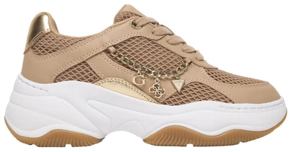 Guess Sneakers in Natural | Lyst UK