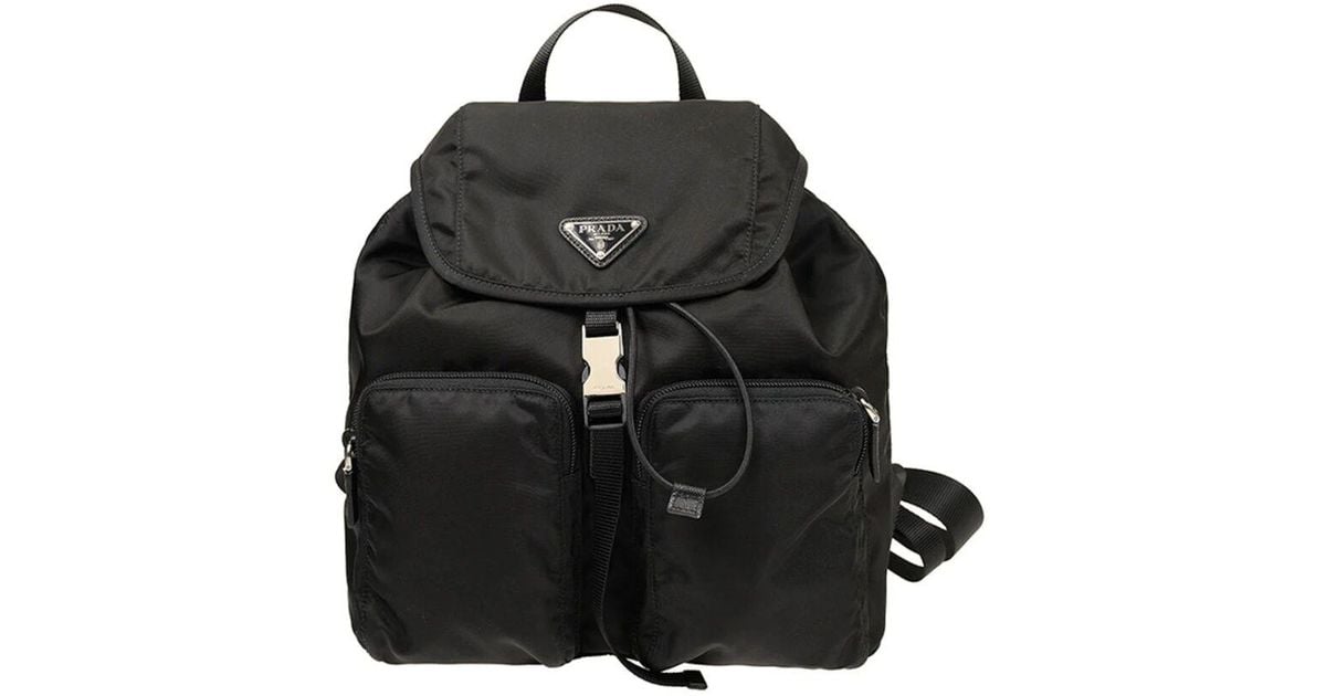 Prada Backpacks in Black | Lyst
