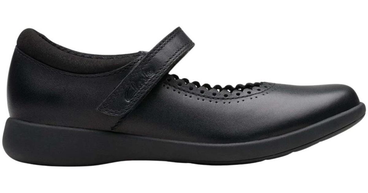 Clarks Ballerina Shoes in Black | Lyst UK
