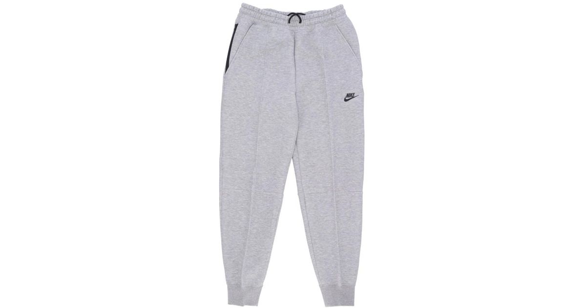 Nike W Sportswear Tech Fleece Mid-Rise Jogger Pant in Grey | Lyst UK