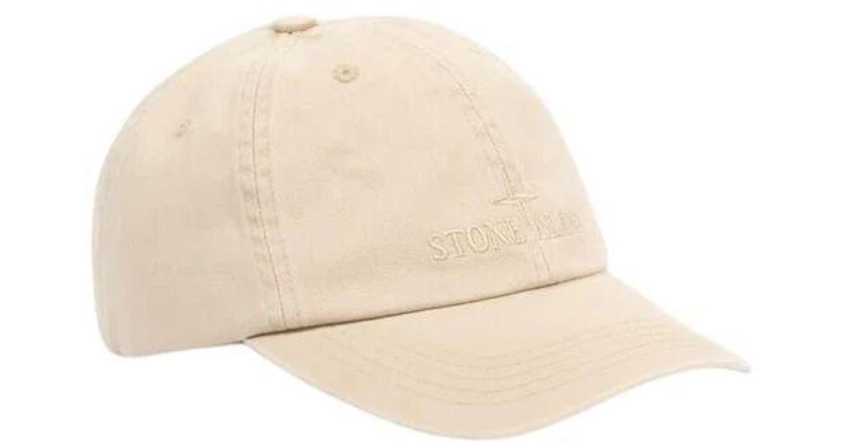 Stone Island Caps in Natural for Men | Lyst